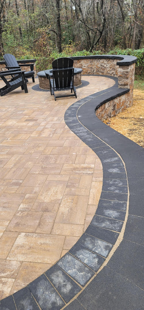 Hardscapes - Concrete walks, stone pathways, retaining walls